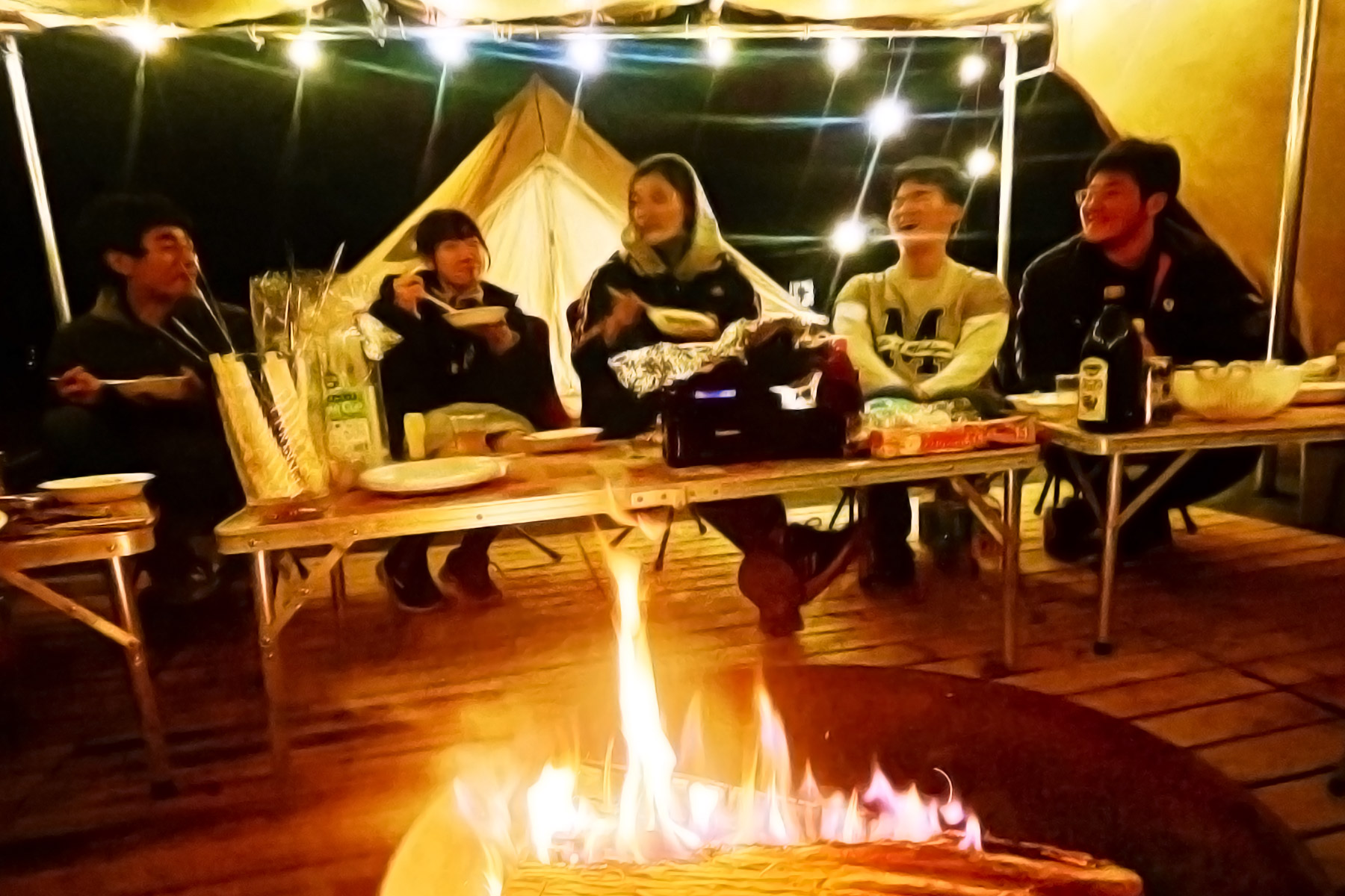 千葉でグランピングならテントサウナも楽しめるPGFLANDプラン - 都心から1時間で気軽にグランピング体験 - 川サウナもできます！ - 千葉でキャンプやテントサウナ・グランピングはPGFキャンプ